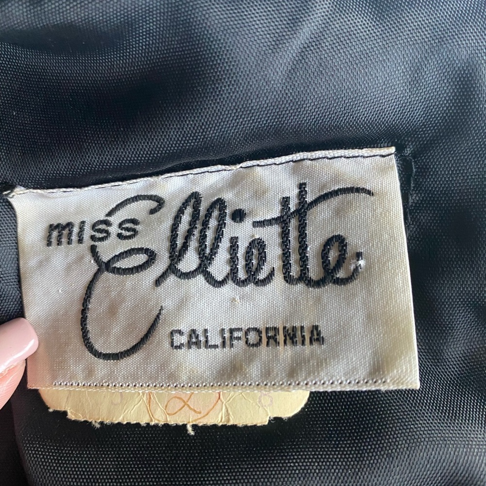 1970s Miss Elliette Ca Embellished Dress - Gem